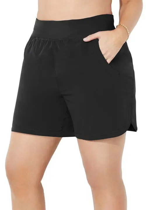 SWIMSUITS FOR ALL Quick-dry Swim Short - Black