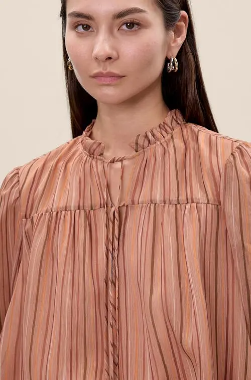 Rebecca Taylor Celeste Stripe Blouse