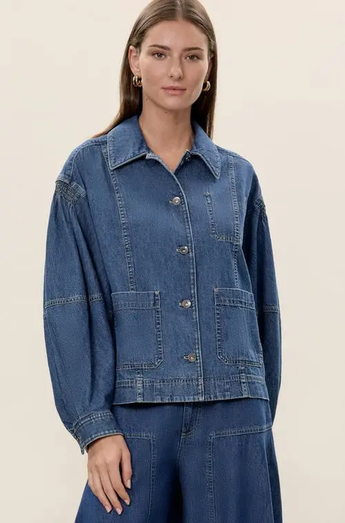 Rebecca Taylor Edith Denim Shirt Jacket