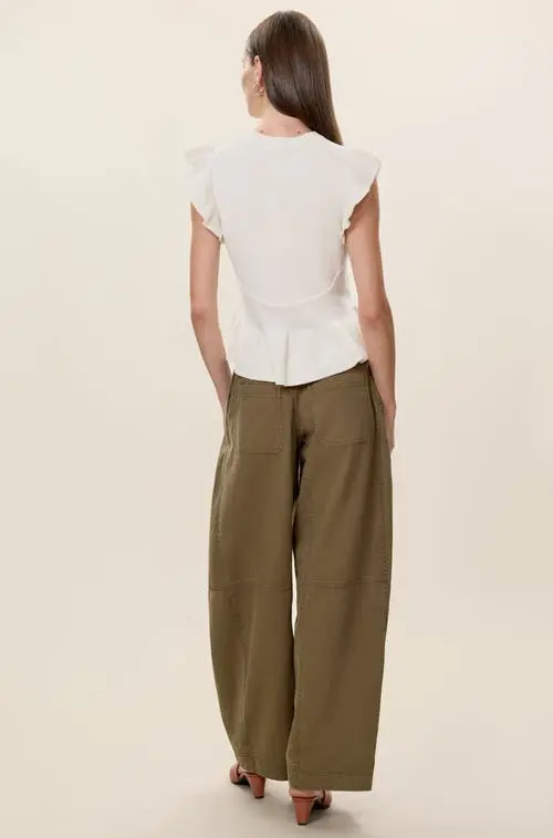 Rebecca Taylor Edith Garment Dyed Jean - Olive