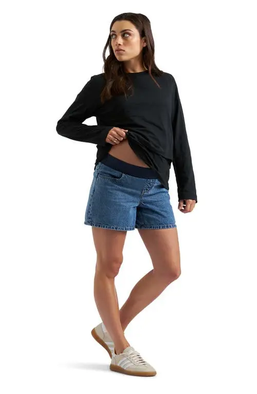 RIPE MATERNITY Long Sleeve Nursing Top - Black