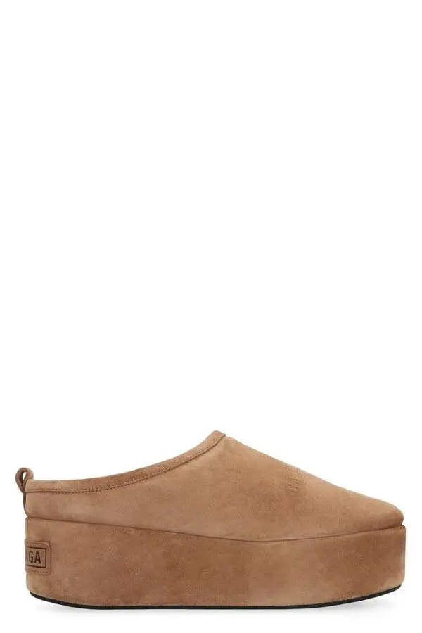 Balenciaga Alaska Soft Suede Mules - Brown