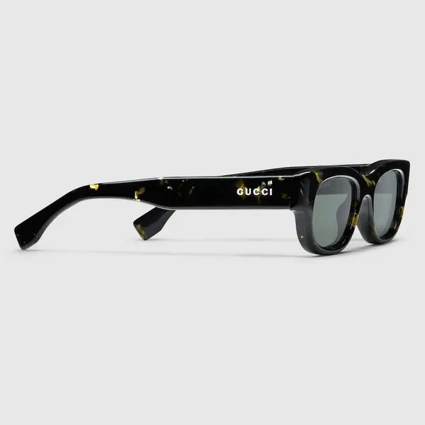 Gucci Rectangular Frame Sunglasses - Black