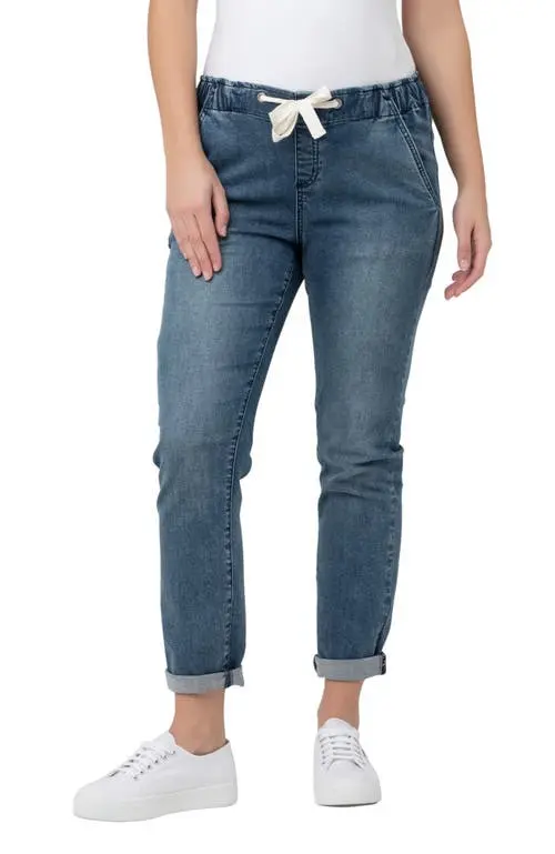 RIPE MATERNITY Denim Jogger - Blue
