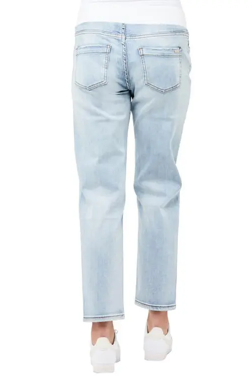 RIPE MATERNITY Jamie Girlfriend Relaxed Fit Jeans - Pale Blue