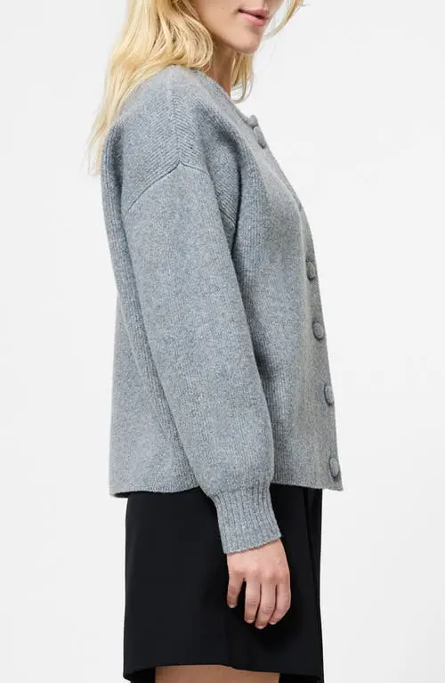French Connection Riddley Drop Shoulder Cardigan - Grey Melange