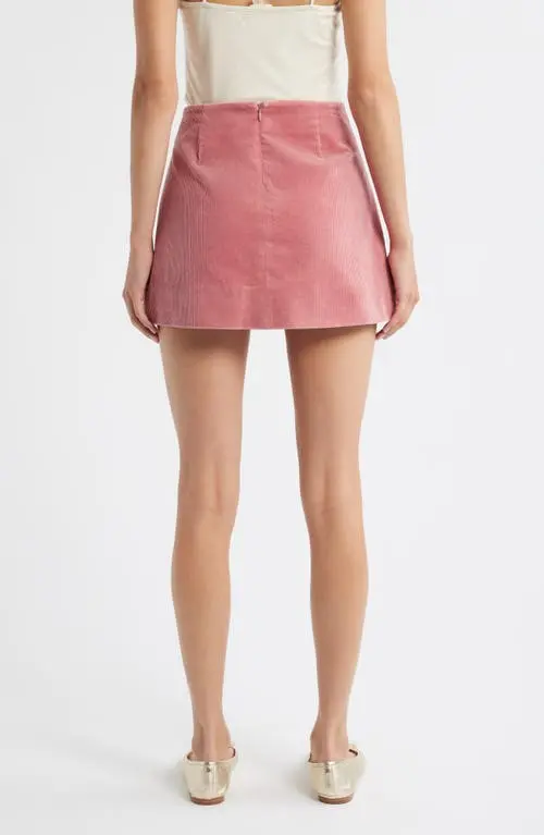 LoveShackFancy Kida Corduroy Miniskirt
