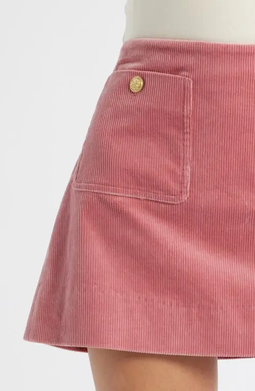 LoveShackFancy Kida Corduroy Miniskirt