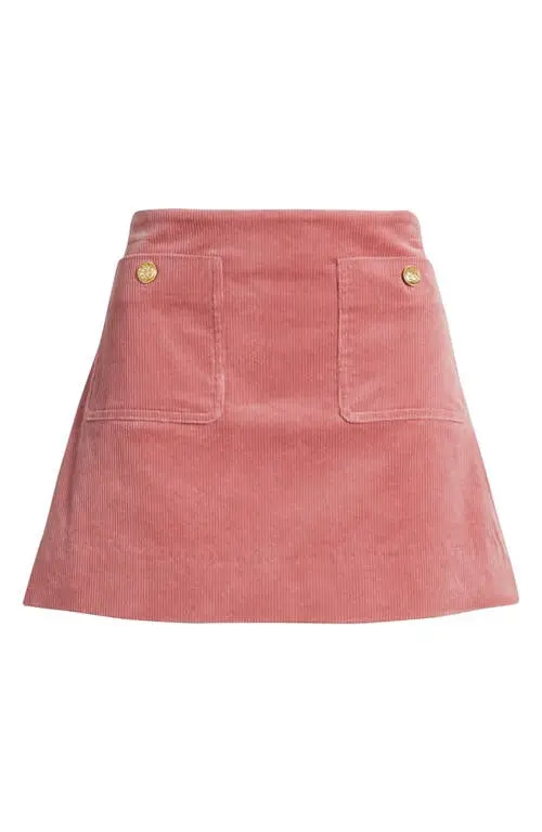 LoveShackFancy Kida Corduroy Miniskirt