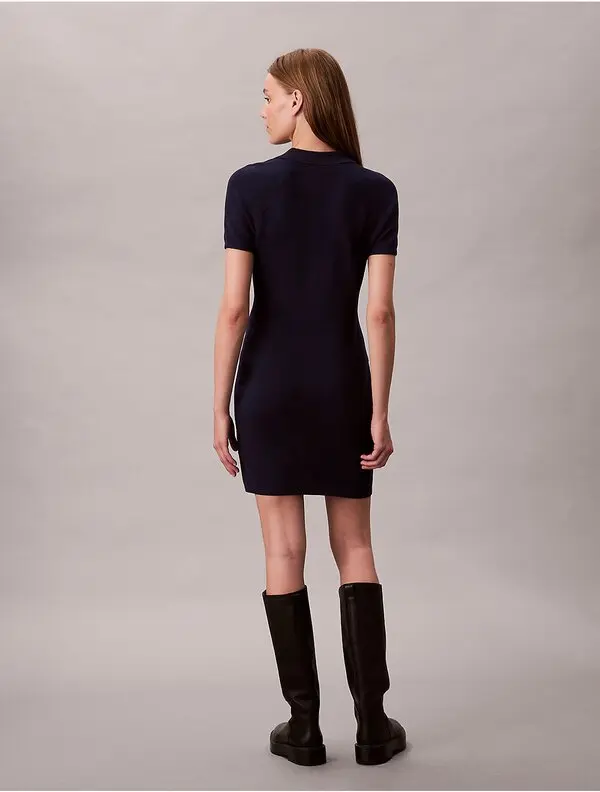 Calvin Klein Tech Knit Polo Dress