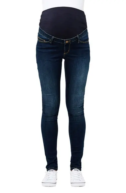 RIPE MATERNITY Rebel Skinny Leg Denim Jeggings - Indigo