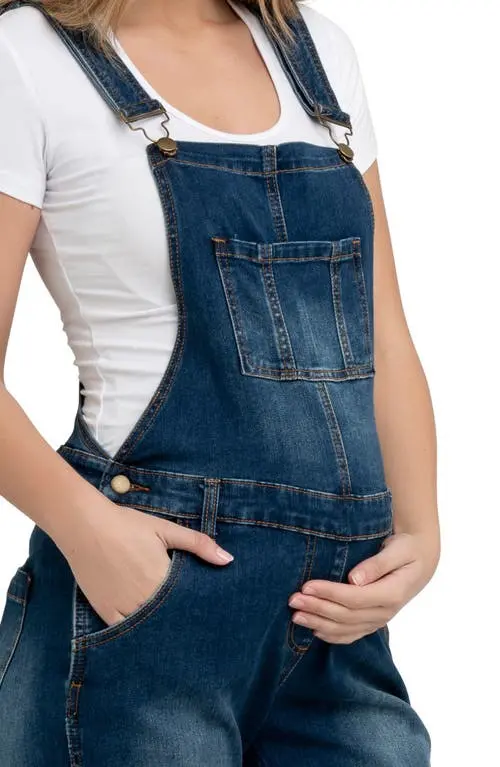 RIPE MATERNITY Denim Overalls - Indigo