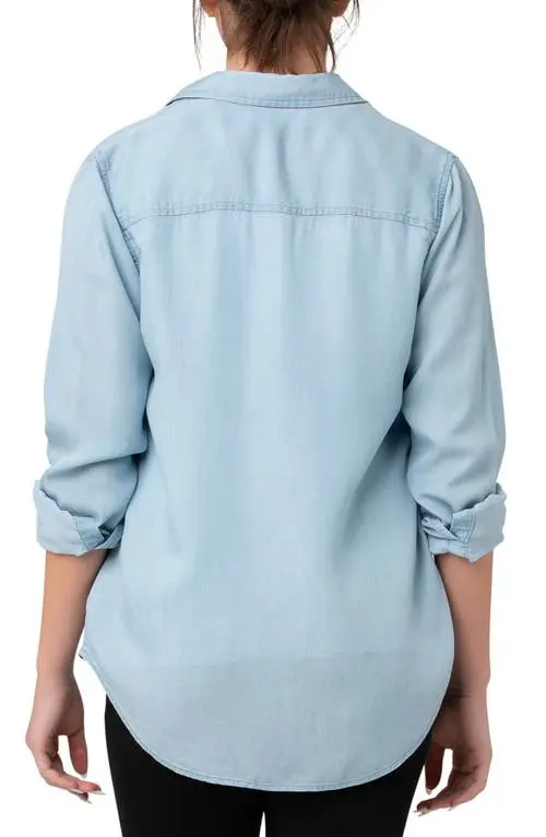 RIPE MATERNITY Bec Chambray Shirt