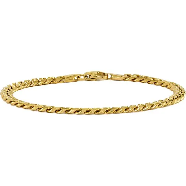 VINCERO Curb Chain Link Bracelet - Gold
