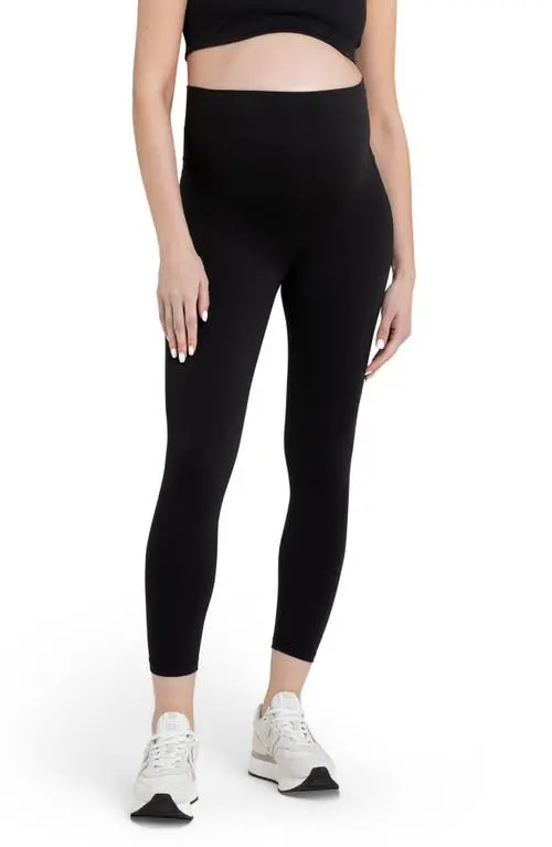 RIPE MATERNITY Tempo Crop Legging - Black