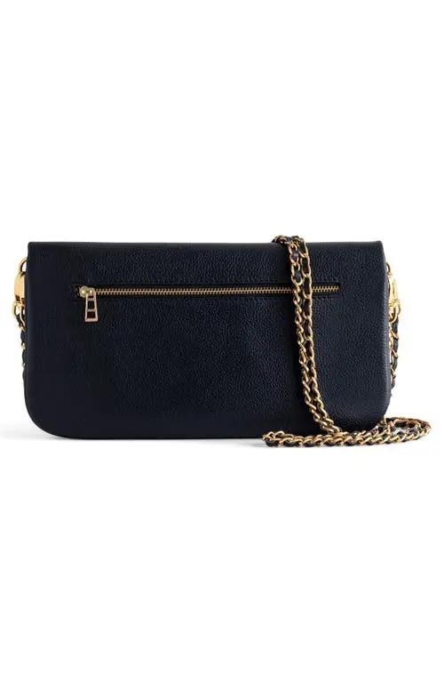 Zadig&Voltaire Grained Leather Crossbody Bag - Ink Gold