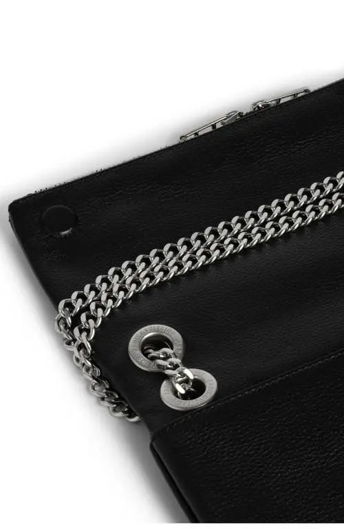 Zadig&Voltaire Rock Ii Grained Leather Crossbody Bag - Black