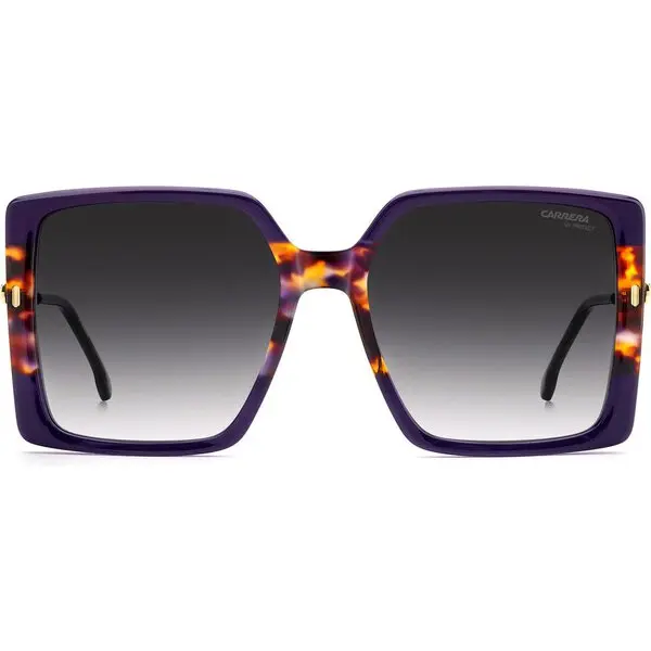 Carrera Eyewear 57mm Rectangular Sunglasses - Violet Gold/dark Grey