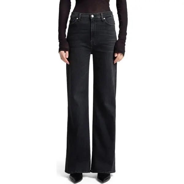 7 For All Mankind Jo Ultra High Waist Wide Leg Jeans - Bottomline