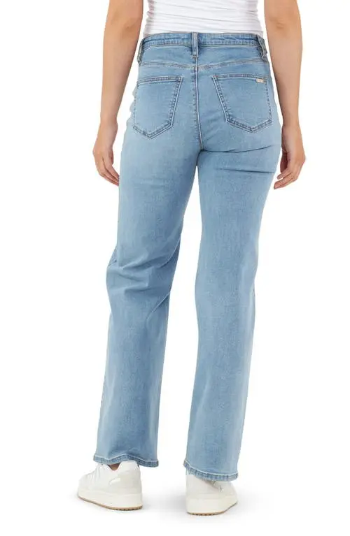 RIPE MATERNITY Kyle Wide Leg Maternity Jeans - Light Blue