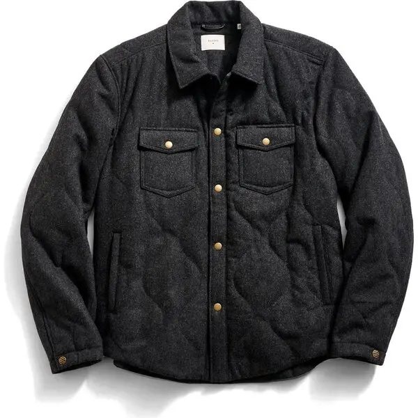 Billy Reid Wool-blend Quilted Shirt Jacket