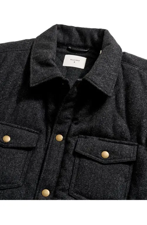 Billy Reid Wool-blend Quilted Shirt Jacket