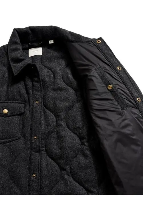 Billy Reid Wool-blend Quilted Shirt Jacket
