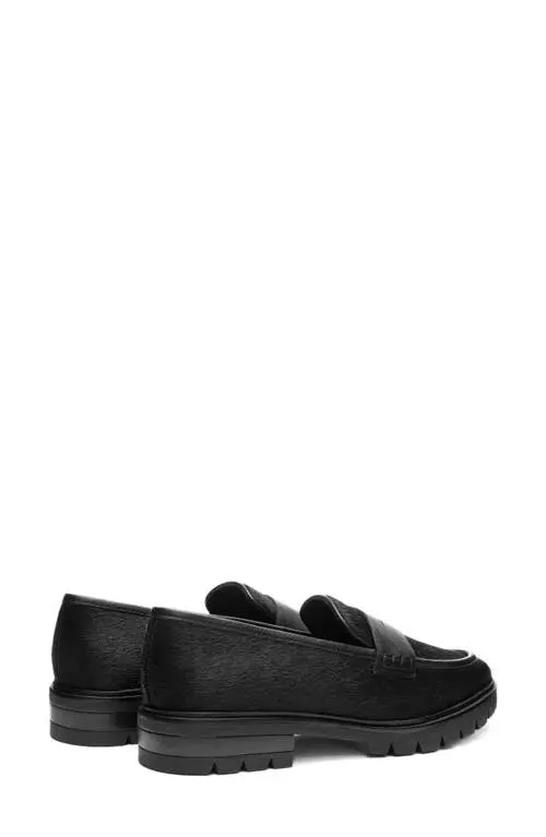 ARA Crescent Lug Penny Loafer - Black 2