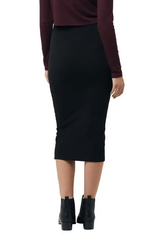 RIPE MATERNITY Ribbed Knit Pencil Skirt