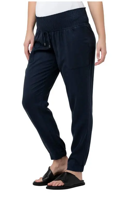 RIPE MATERNITY Off Duty Joggers - Navy