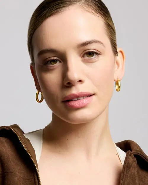 OTTOMAN HANDS Caprice Hoop Earrings - Brass