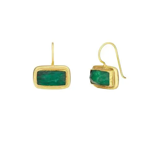 OTTOMAN HANDS Noa Drop Earrings - Brass