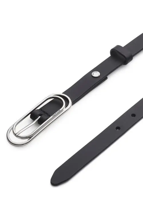 Rag & Bone Duo Rounded Rebound Leather Belt