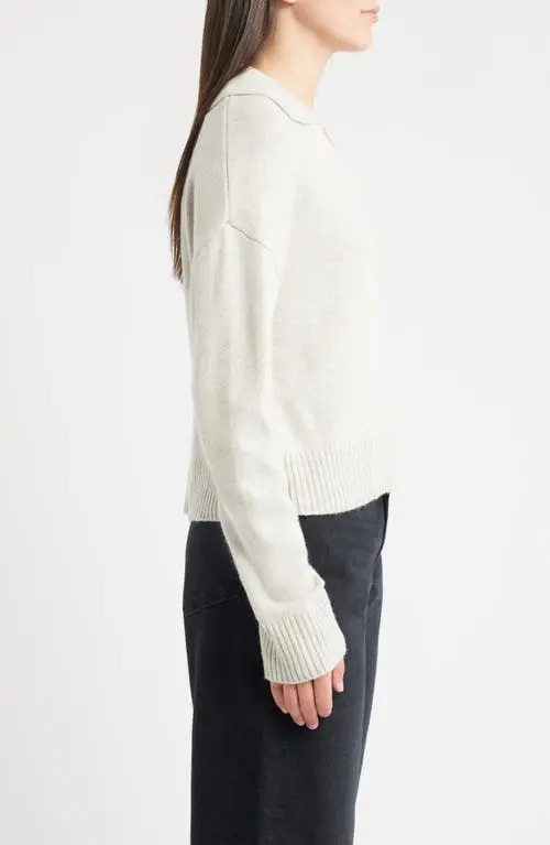 Bella Dahl Johnny Collar Pullover Sweater - Heather Moon