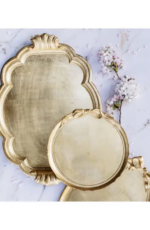 VIETRI Florentine Large Wood Tray
