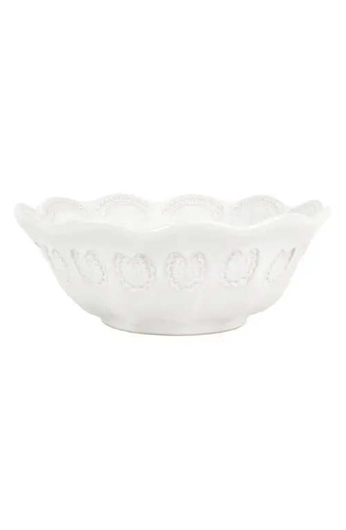 VIETRI Incanto Lace Medium Round Bowl