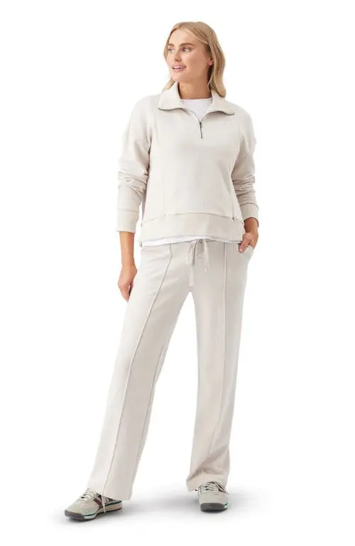 RIPE MATERNITY Terry Nursing Sweatshirt - Chalk