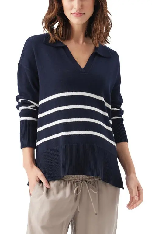RIPE MATERNITY Lori Nursing Knit - Navy/white