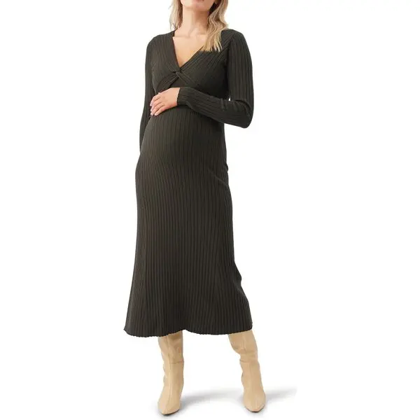 RIPE MATERNITY Remi Knit Nursing Dress