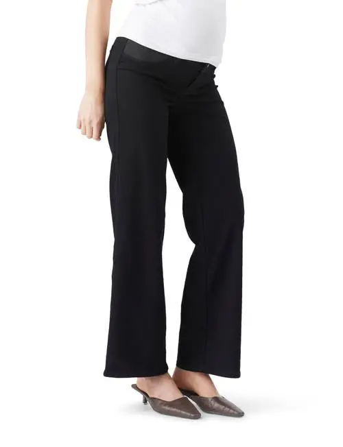 RIPE MATERNITY Kyle Wide Leg Maternity Jean - Black