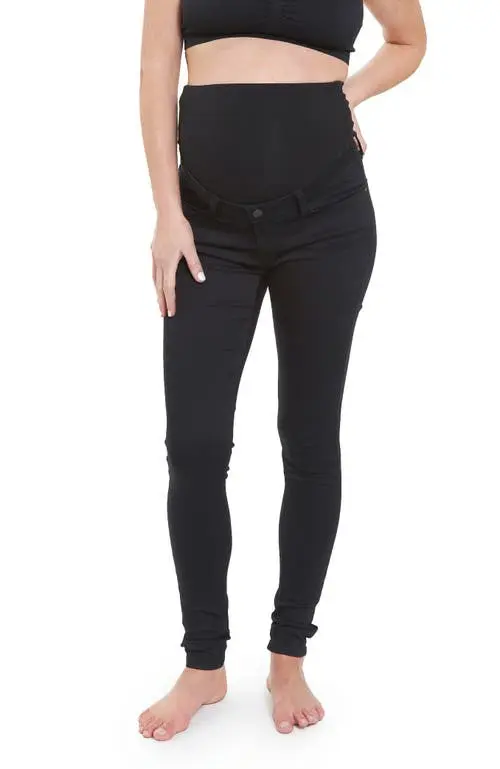 RIPE MATERNITY Rebel Skinny Leg Maternity Denim Jeggings - Black