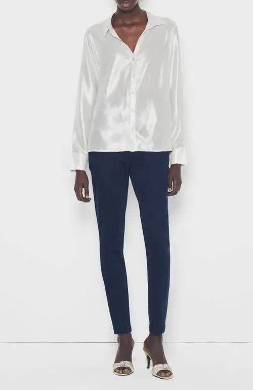 AS By DF Frosted Silk Blouse