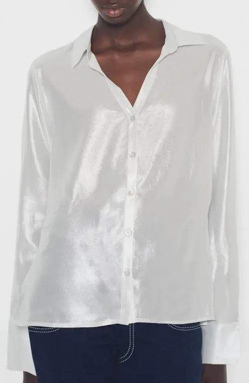 AS By DF Frosted Silk Blouse