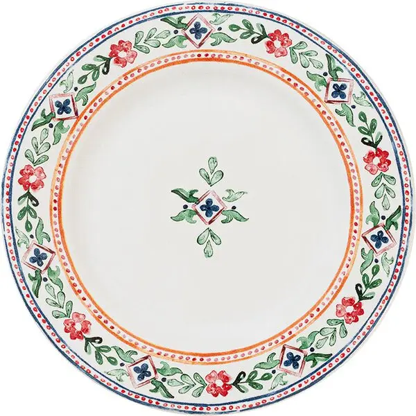 JULISKA Heidi Cocktail/side Plate - White Multi