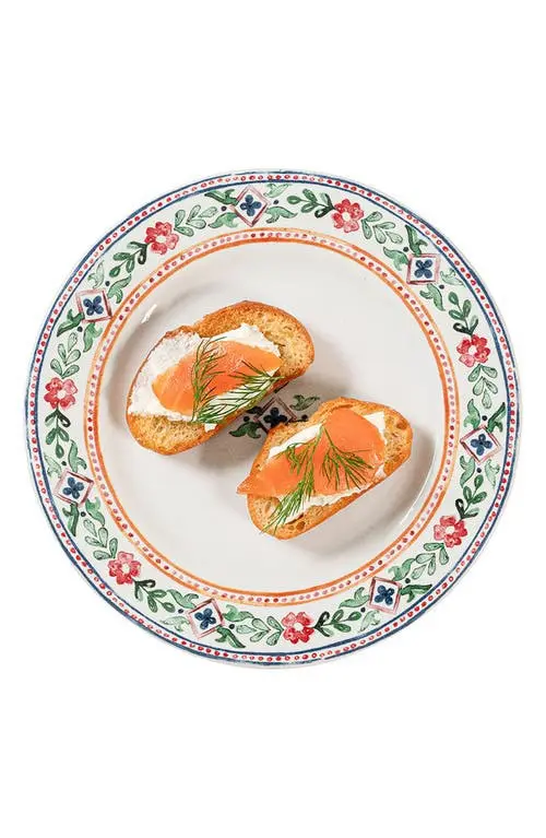 JULISKA Heidi Cocktail/side Plate - White Multi