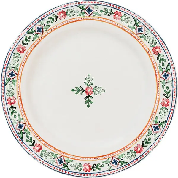 JULISKA Heidi Dessert/salad Plate - White Multi