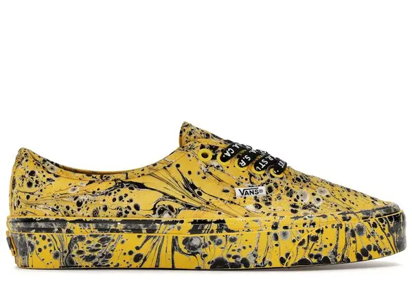 VANS Authentic S.r. Studio La. Ca. Sneakers - Black/yellow