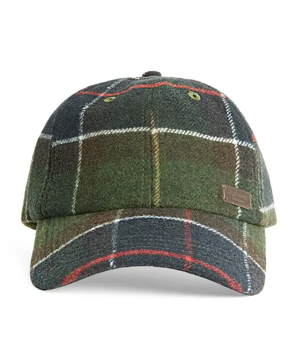 Barbour Tartan Sports Cap - Green