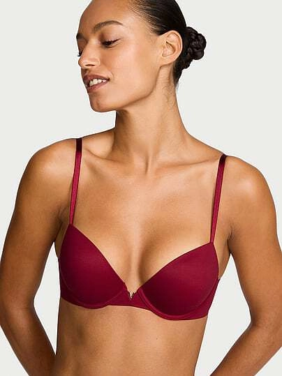 Victoria's Secret Love Cloud Smooth Push-up Bra - Red