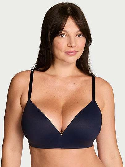 Victoria's Secret Love Cloud Wireless Push-up Bra - Blue